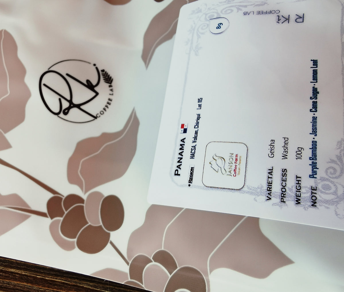 Panama-Janson Farm Lot 115 Geisha Washed 100g – R Ki Coffee Lab