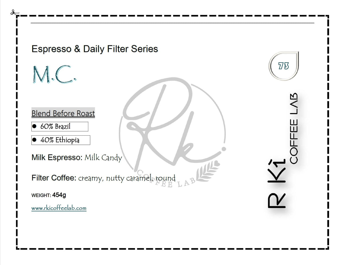MC espresso & Filter serie – R Ki Coffee Lab