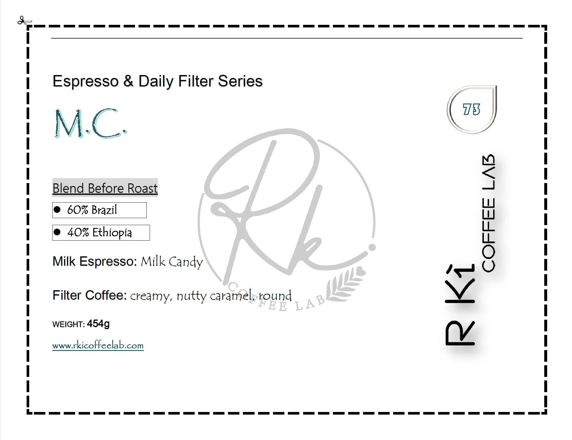 MC espresso & Filter serie – R Ki Coffee Lab